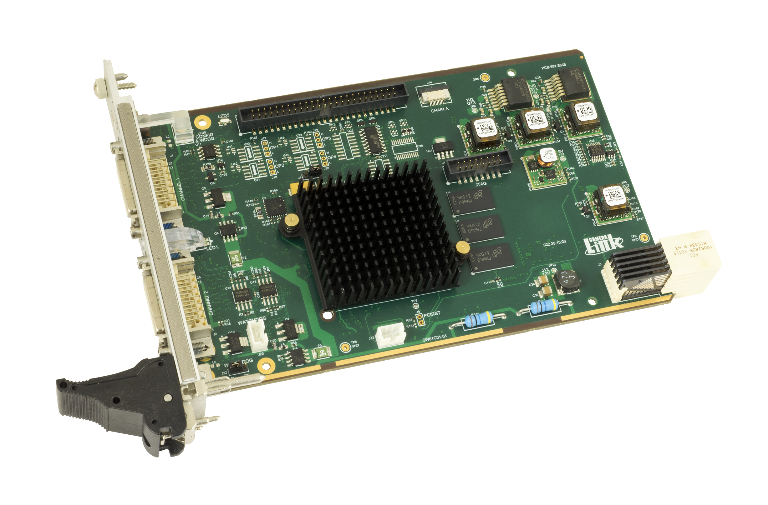 Camera Link 3U cPCI Serial Framegrabber - inVISION