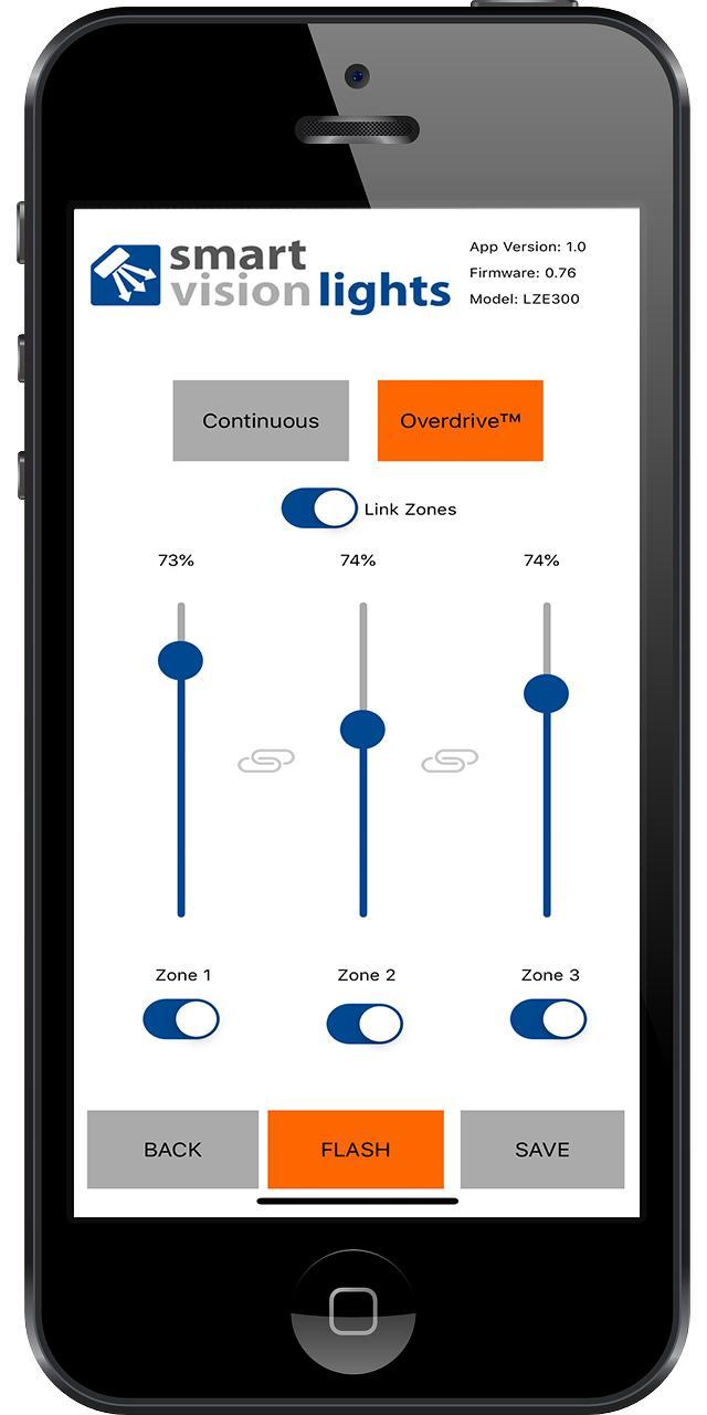 Light control app - inVISION