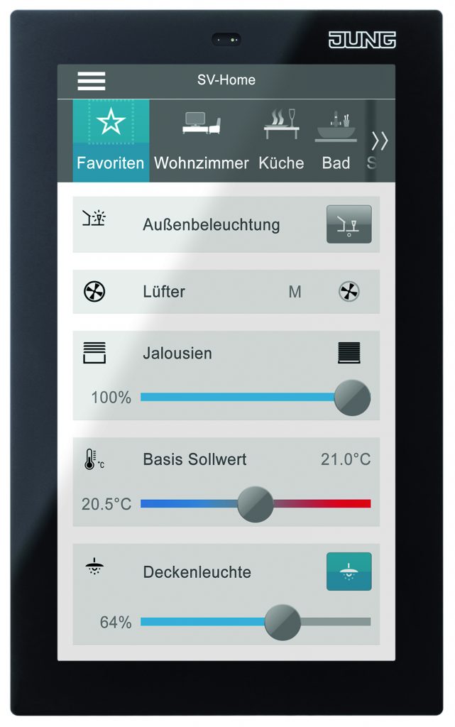 Jung erweitert Smart-Control-Serie - GEBÄUDEDIGITAL