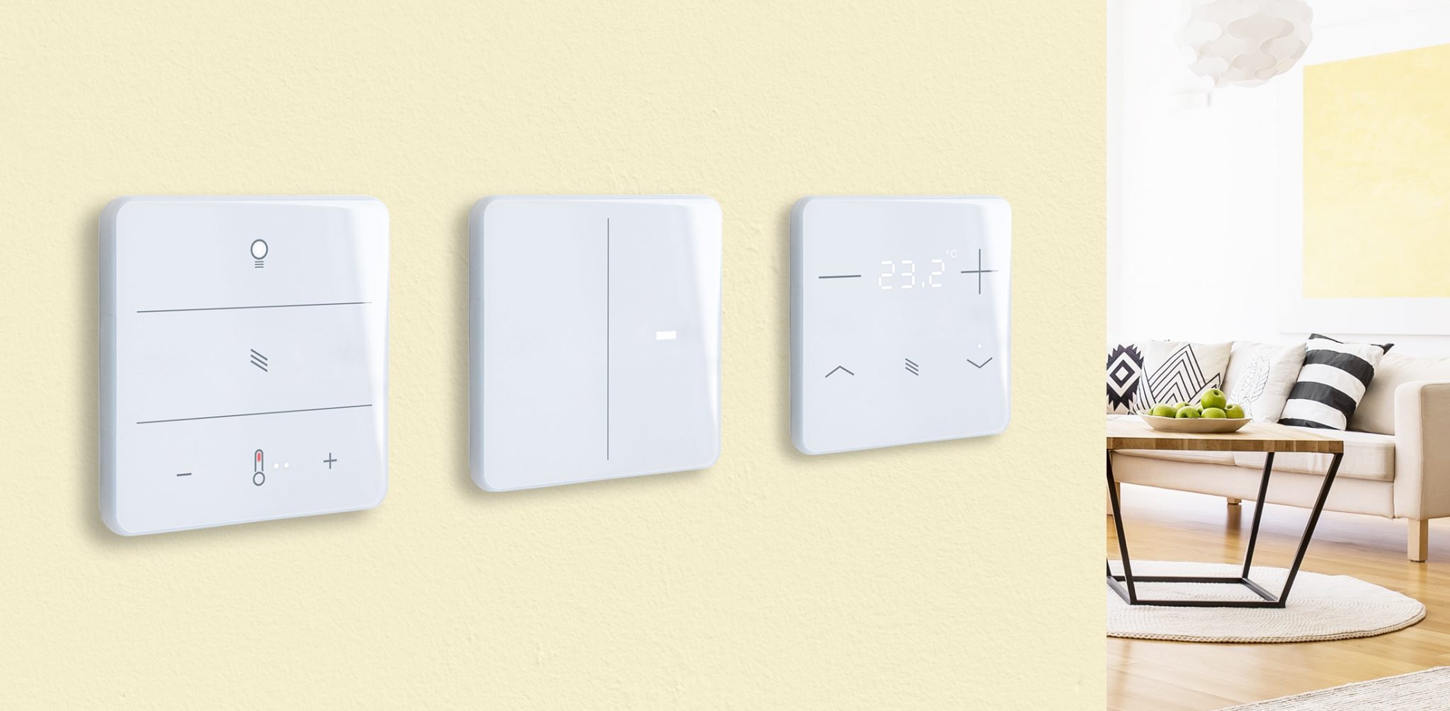 Regler und Taster der Serie KNX eTR für smarte Bauprojekte - GEBÄUDEDIGITAL