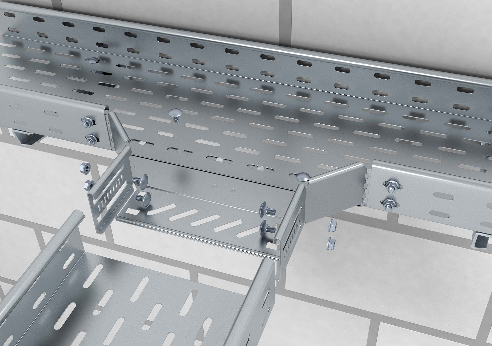 Einheitliche Formteile für alle Kabelrinnen von OBO - GEBÄUDEDIGITAL
