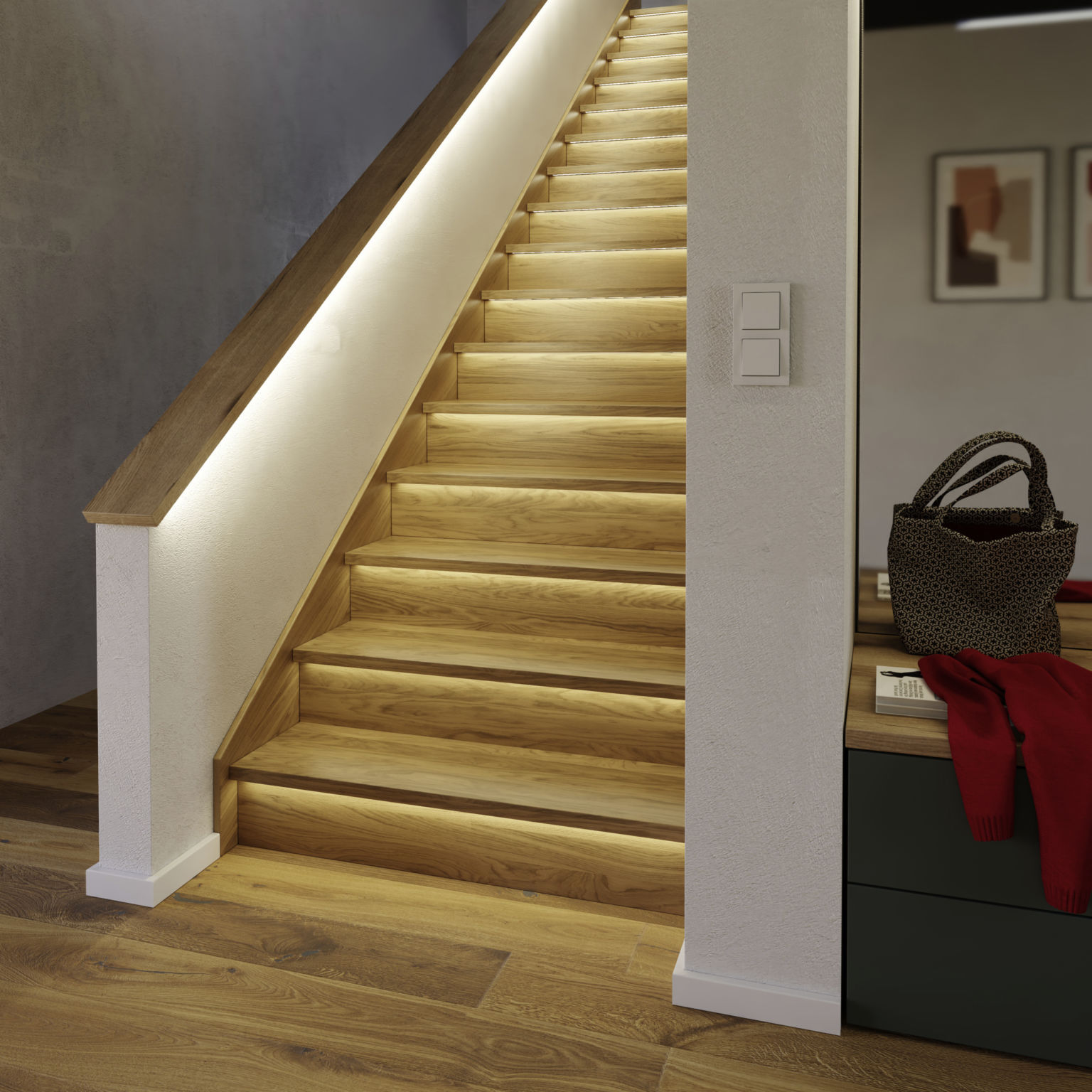 Treppenbeleuchtung neu durchdacht - HOB