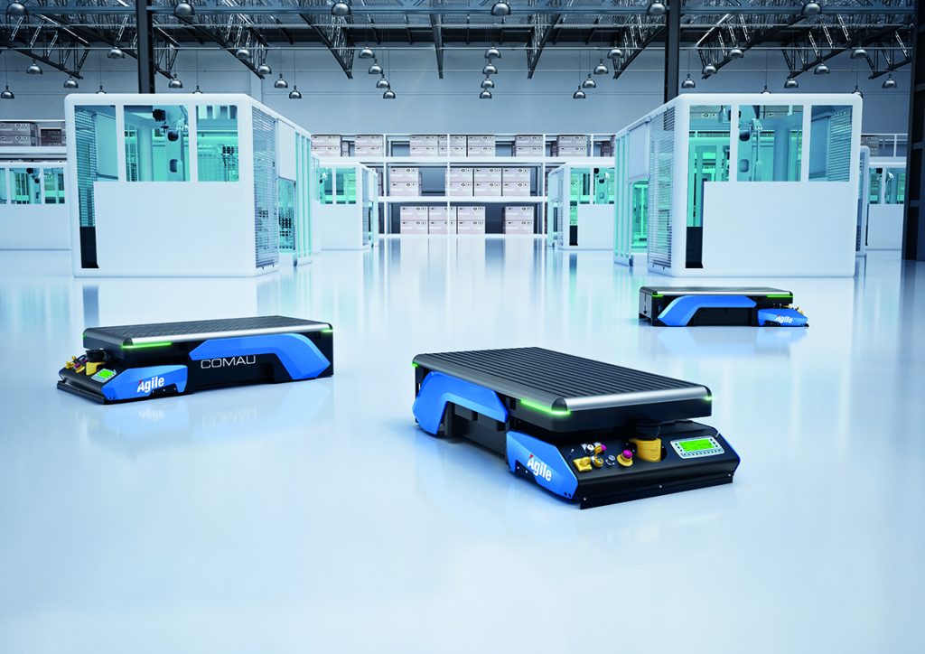 FTS-Plattform für die intelligente Fabrik | ROBOTIK UND PRODUKTION