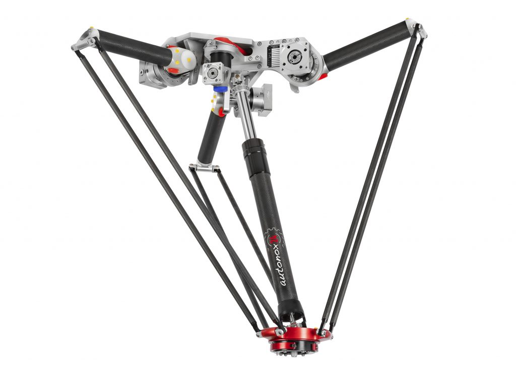 Vierachsdelta mit Werkzeugwechsler und Toolwelle - ROBOTIK UND PRODUKTION