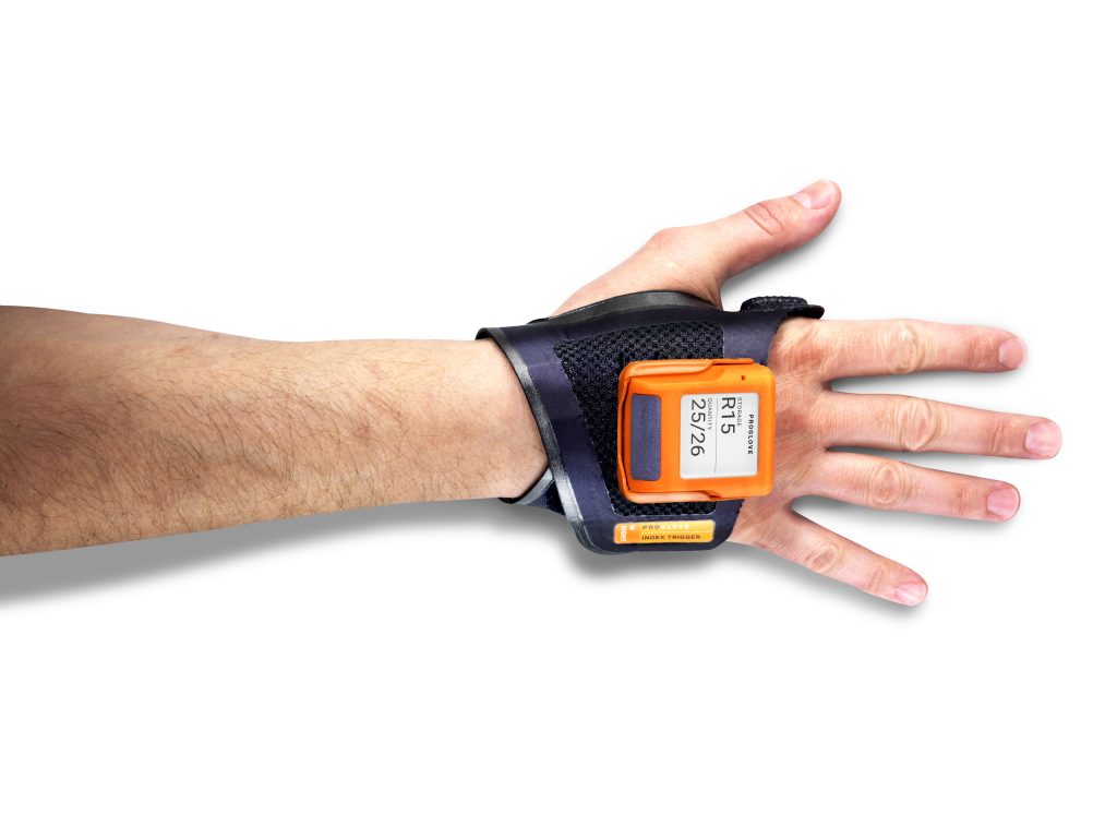 Handschuhscanner mit Display - ROBOTIK UND PRODUKTION