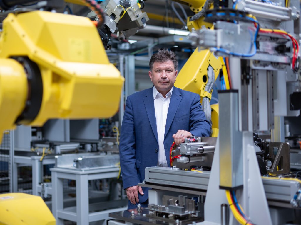 Feuerwerk Der Automation Robotik Und Produktion