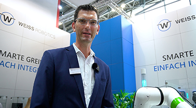 Auf der Automatica zu Besuch bei Weiss Robotics | ROBOTIK UND PRODUKTION