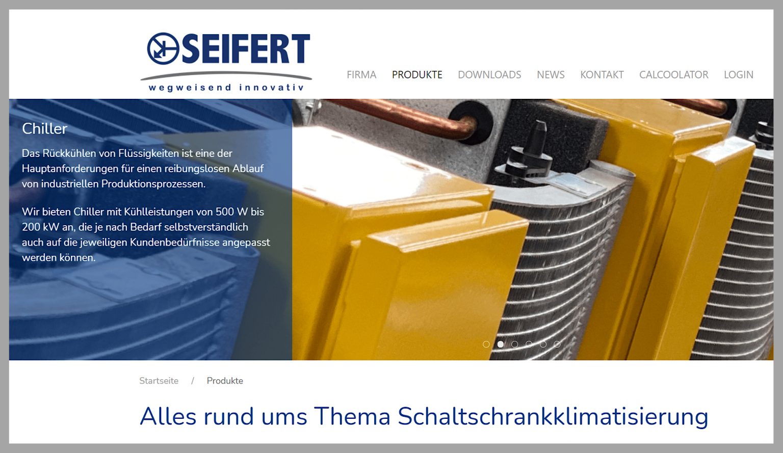 Neuer Web-Auftritt von Seifert Systems | Schaltschrankbau