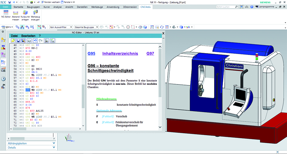 Ausbildungspaket für die CNC-Programmierung - Der Maschinenbau